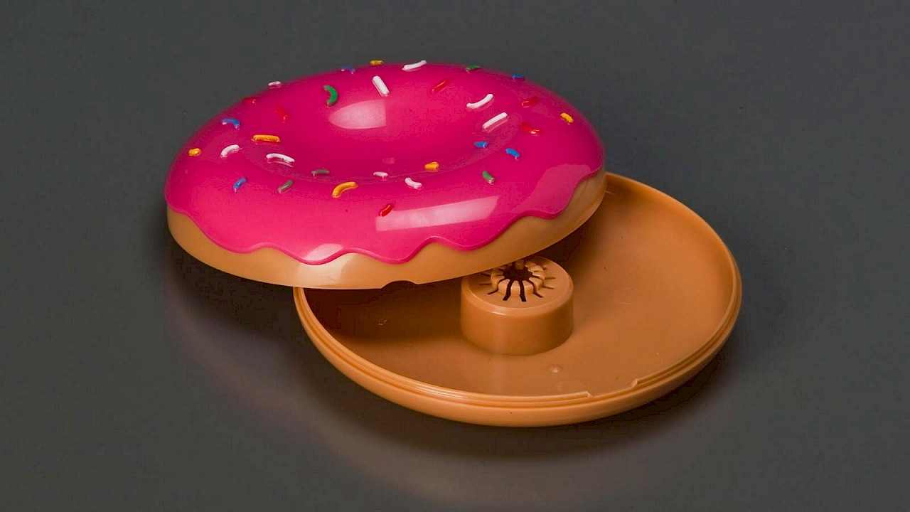 The Simpsons Movie Donut Shaped DVD Case
